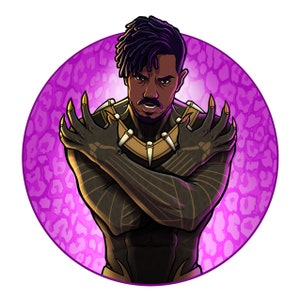 Black Panther Triple Sticker Pack - Etsy