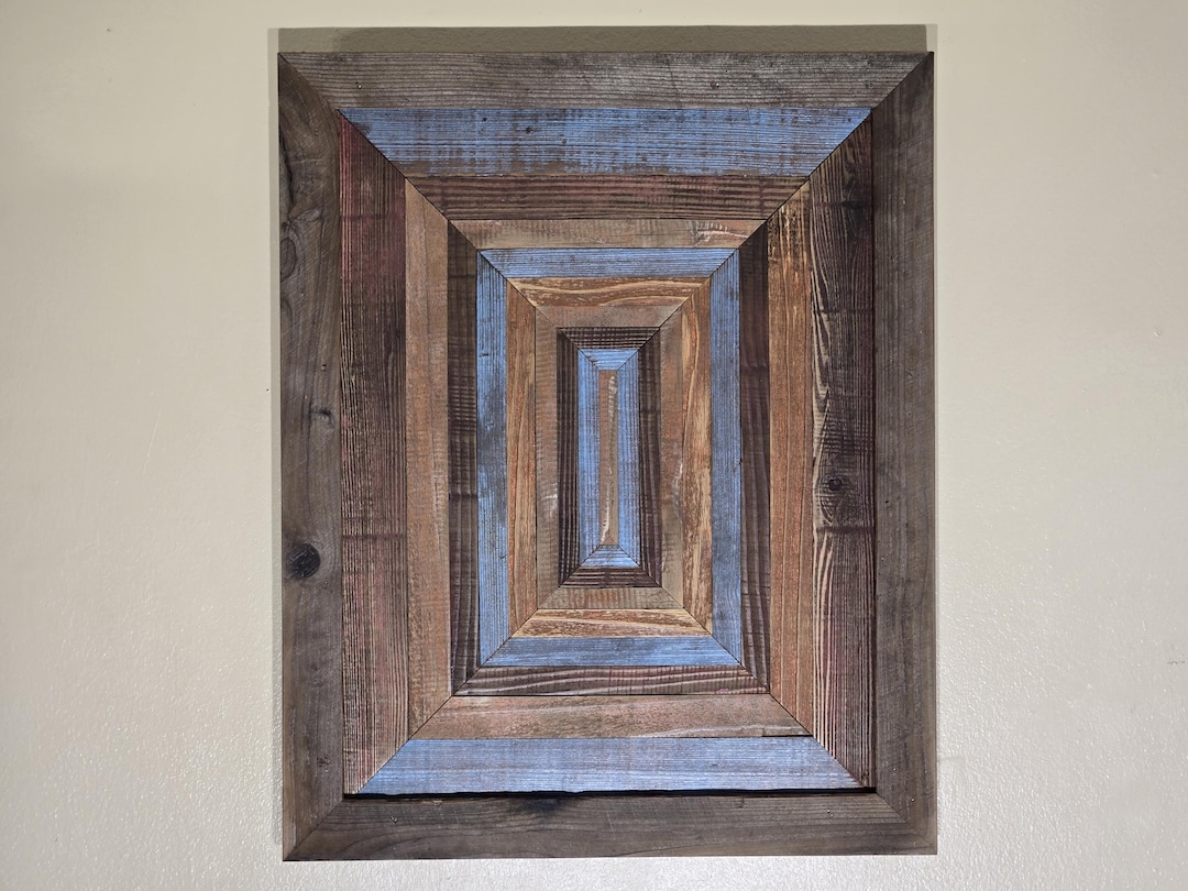 Handmade Wood Wall Art, Repurposed Wood Turned Into Rustic Farmhouse ...