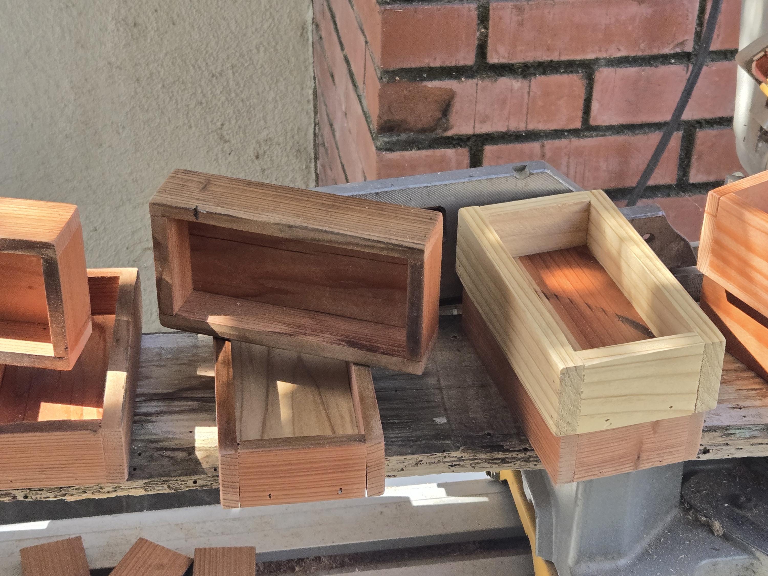 Repurposed Redwood Decorative Boxes - Etsy