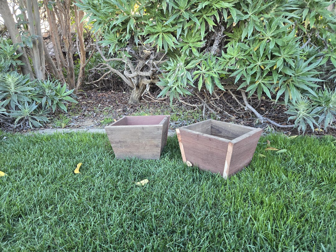 Hand Crafted Repurposed Wooden Boxes, Flowerpots, and Crates. 7 1/2 in ...