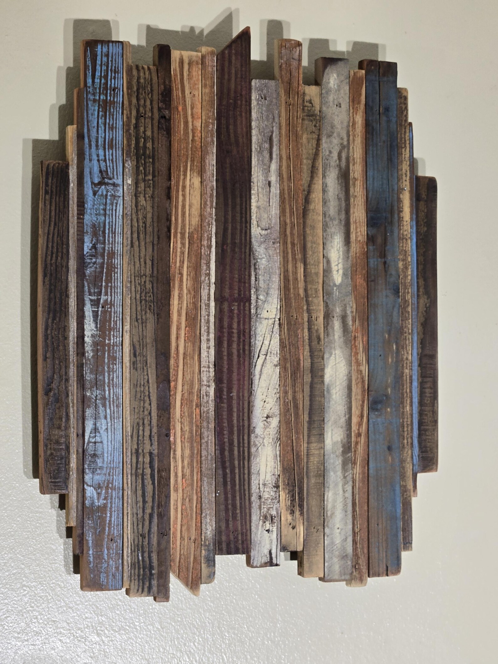 Handmade Rustic Farmhouse Wall Art. Repurposed Wood Turned Into Wall ...