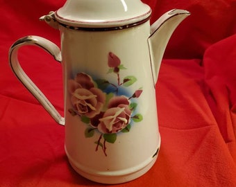 Floral Coffee Pot | Etsy