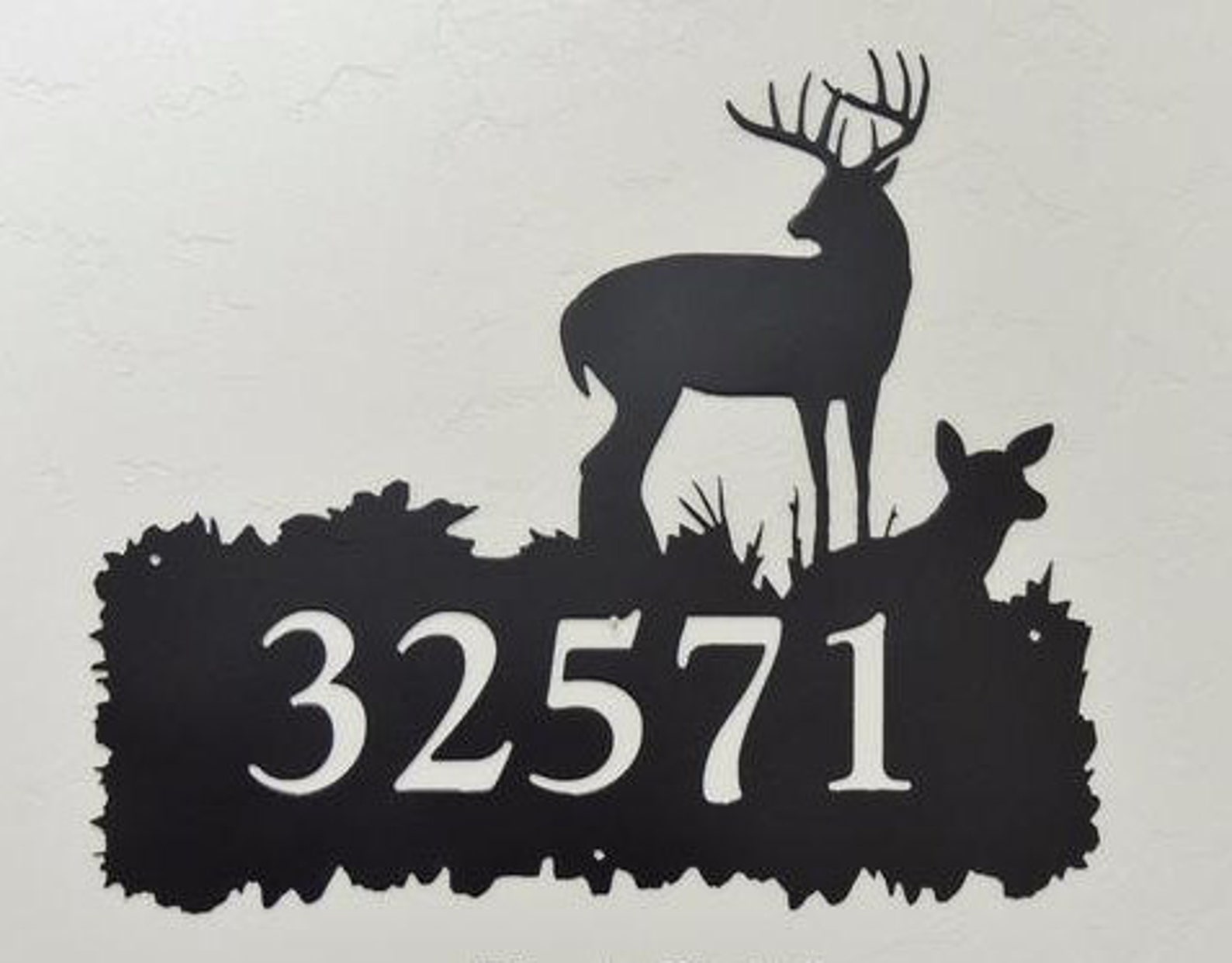 Deer House Number Sign HN01-1 - Etsy