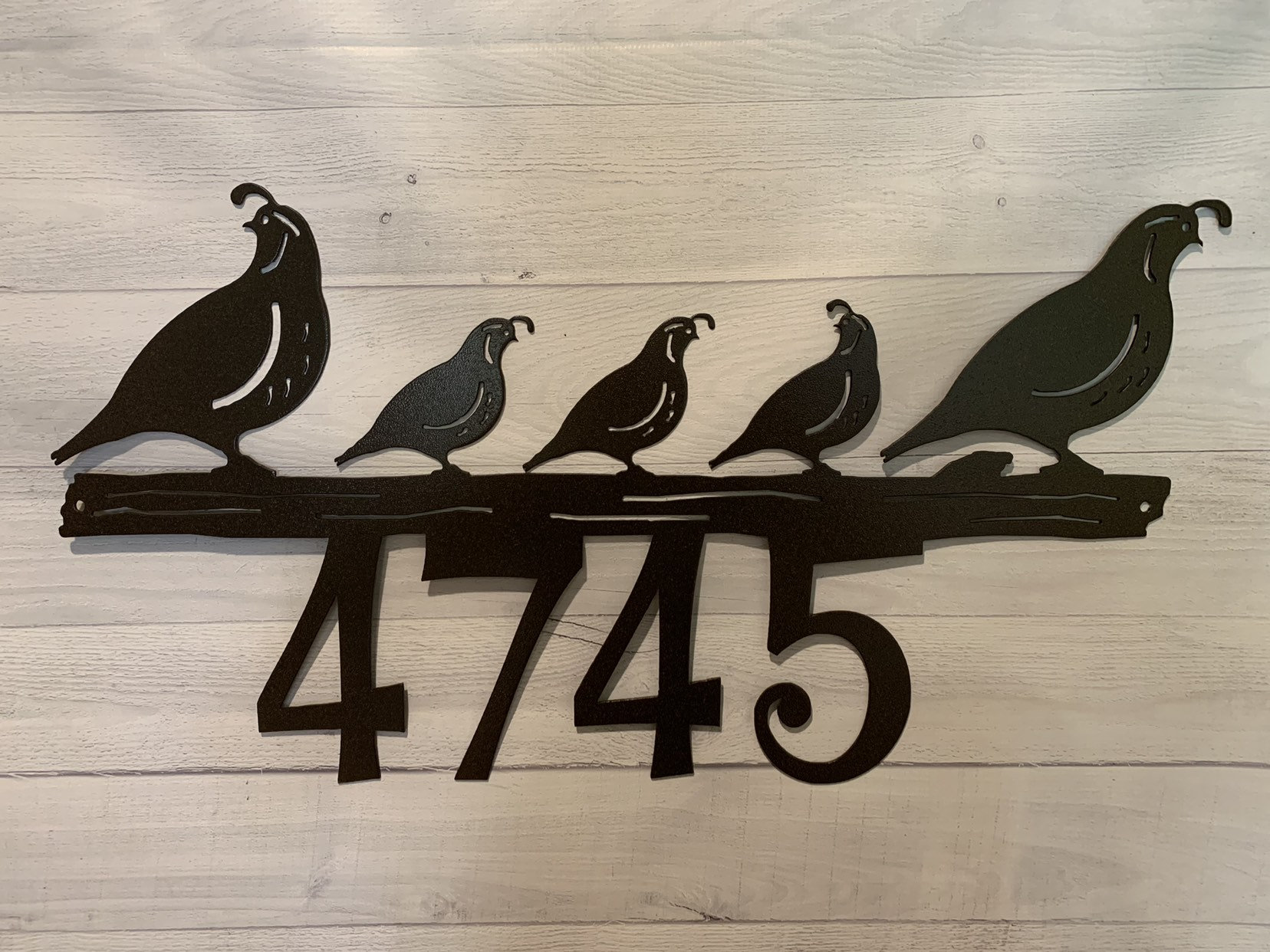 Quail Family Address HN10A-1 | Etsy