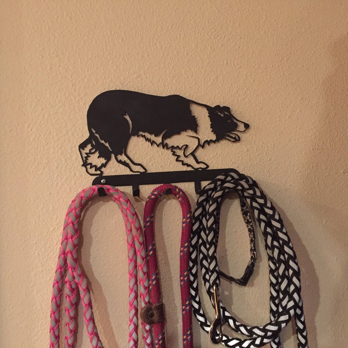 Border Collie Key/leash Holder/rack HR01 1 - Etsy
