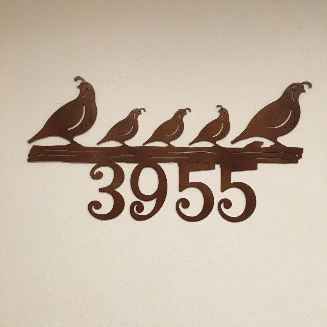 Quail Family Address HN10A-1 | Etsy