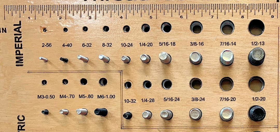 NEW - Enhanced - Screw and Bolt Identifier Board - Etsy