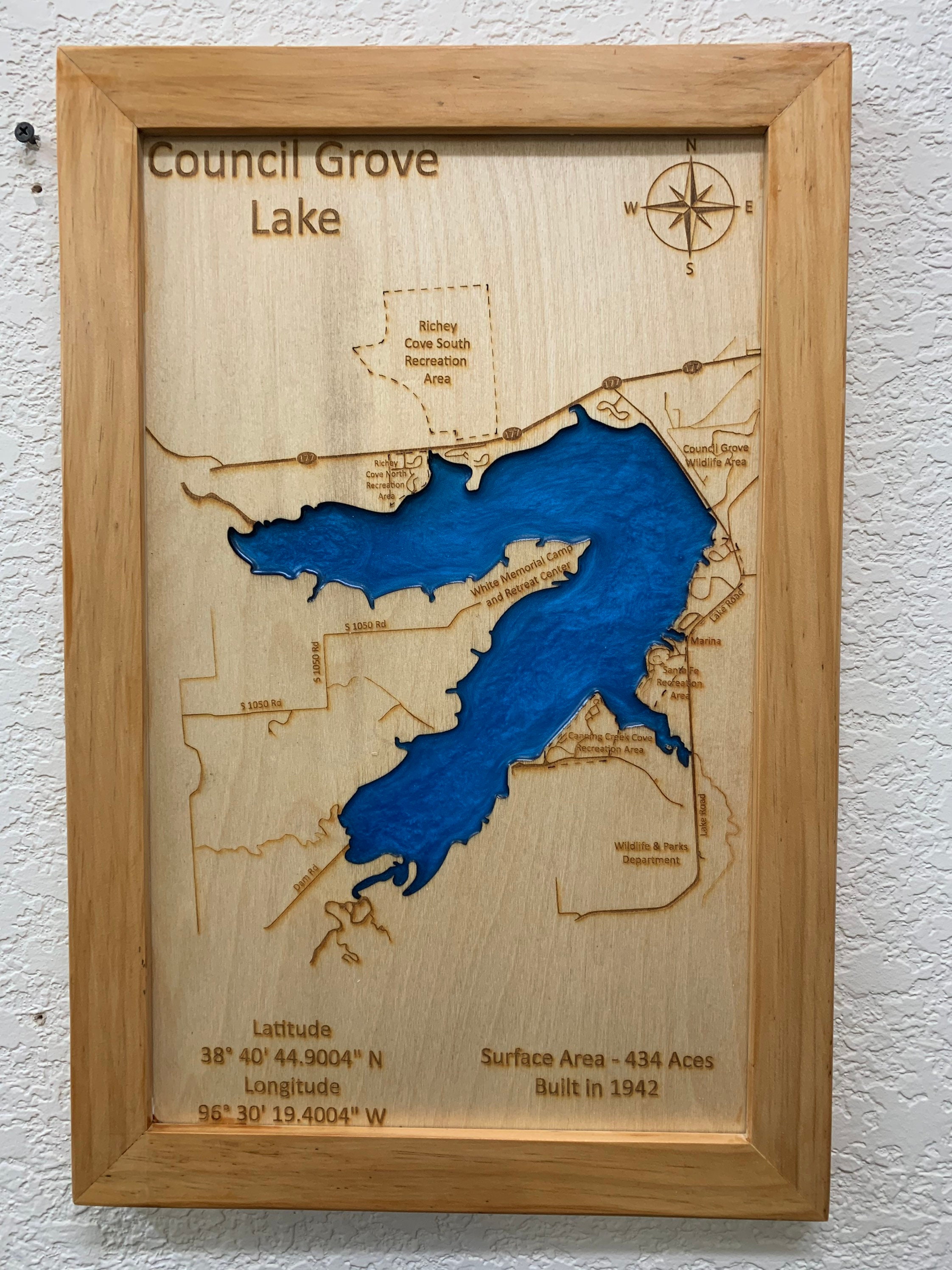 Custom Lake Map Personalized Housewarming Gift Lake House - Etsy