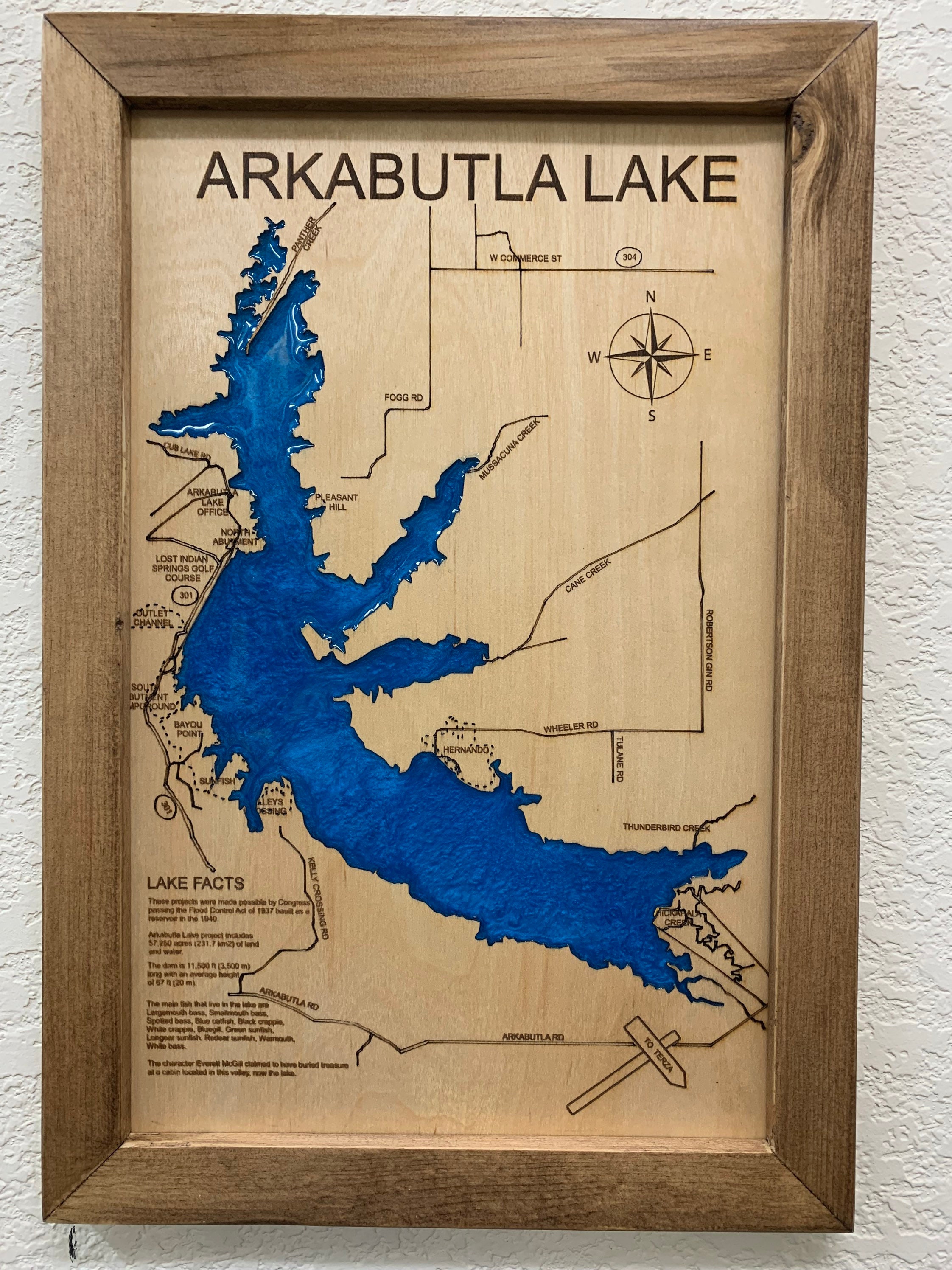 Custom Lake Map Personalized Housewarming Gift Lake House - Etsy