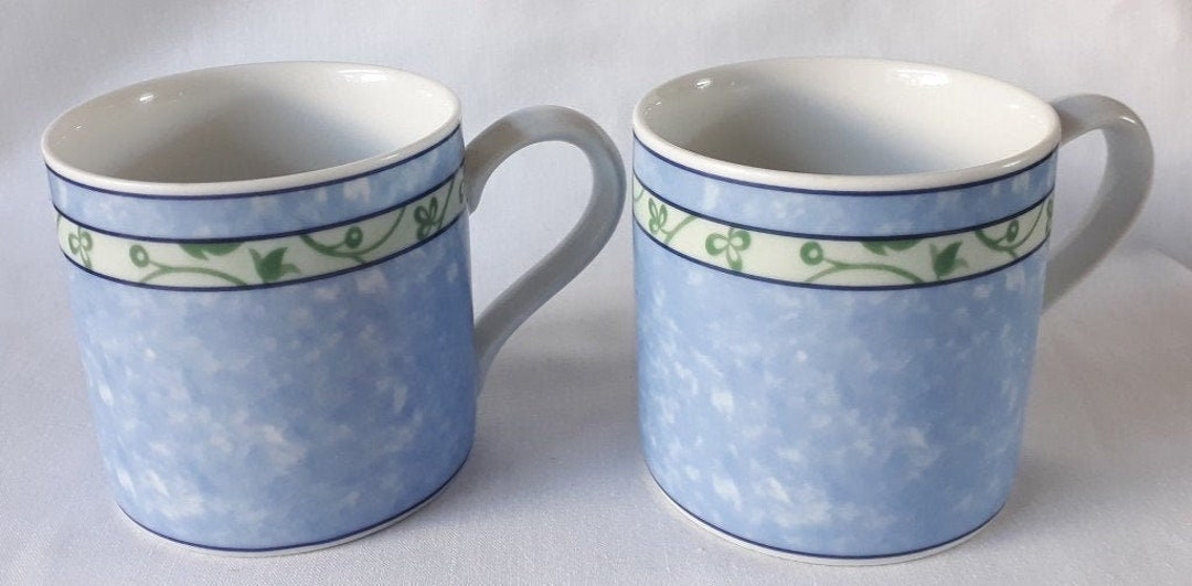 Set of 2 Wedgwood Watercolour Mug - Straight Coffee Mugs - Etsy