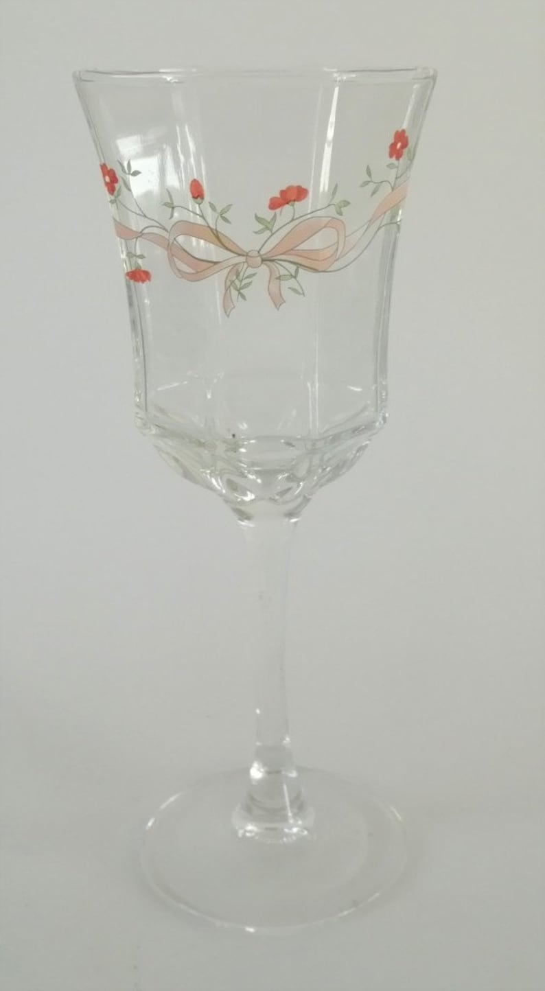 Set of 6 Eternal Beau Wine Glasses Johnson Brothers | Etsy