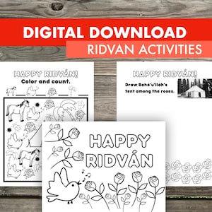 Baha'i Ridvan 2024 Coloring Pages - Festival of Ridvan Celebration ...
