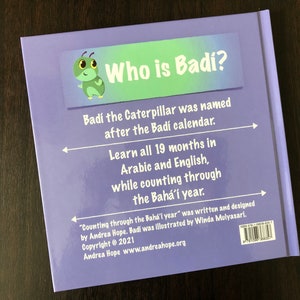 Baha'i Calendar 2024 Gift Badi Calendar Childrens Book Counting Through ...