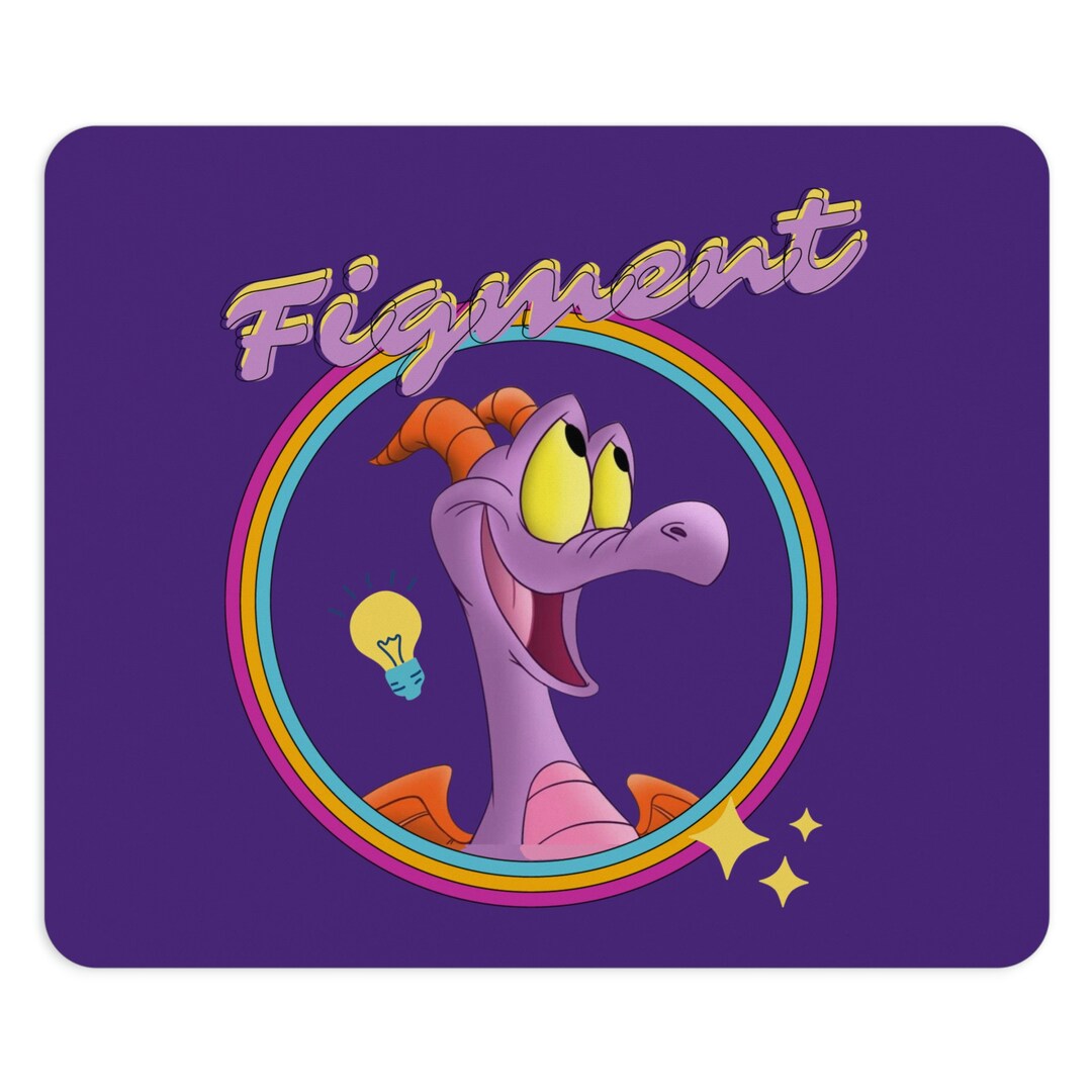 Figment Mouse Pad, Dragon Mouse Pad, Cute Dragon, Figment Laptop - Etsy
