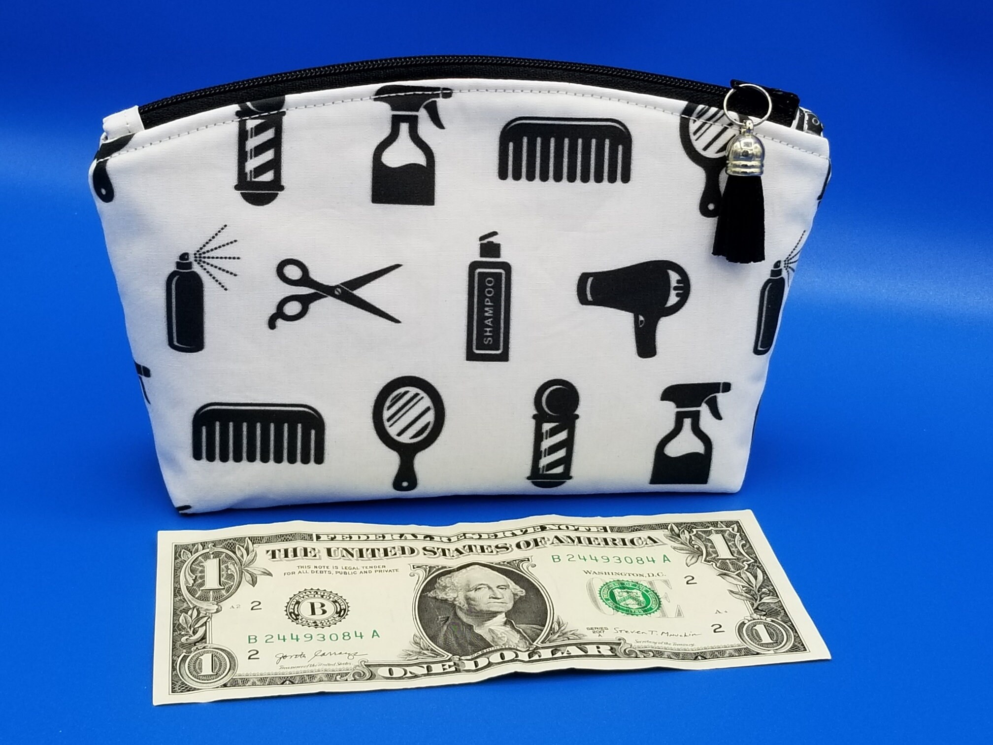Barber Bag, Hair Stylist Motif, Salon, Hairdresser, Cosmetic Bag ...