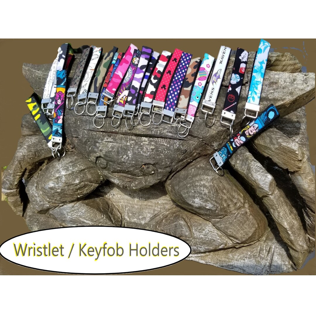Wristlet Strap, Keychain, Keyfob, Wide and Strong, Multiple Choices ...