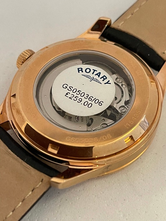 Rotary Mecanique Rose gold plated Automatic watch - Gem