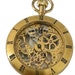 Rotary Gold Plated Pocket Watch Fully Working Mechanical Skeleton - Etsy