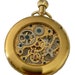 Rotary Gold Plated Pocket Watch Fully Working Mechanical Skeleton - Etsy
