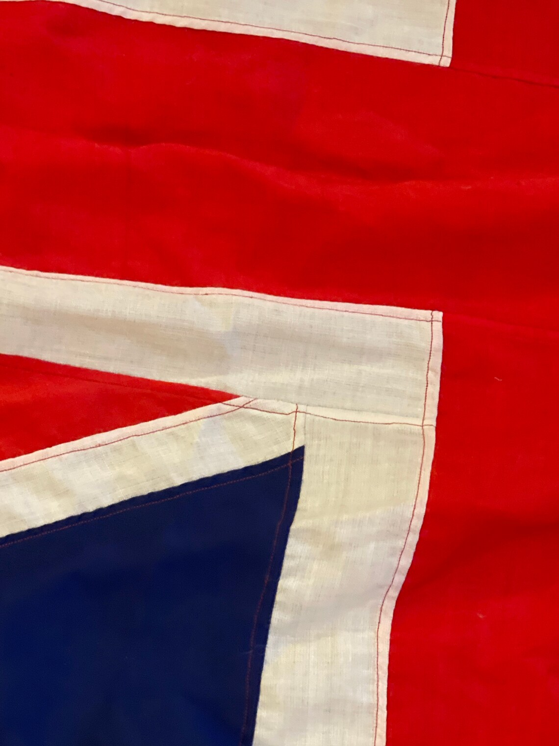 Union jack Nautical flag WW2 era Panel Stitched Union flag | Etsy