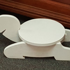 Awesome Wood Turtle Plant/vase Stand Chalk Painted Turtle - Etsy