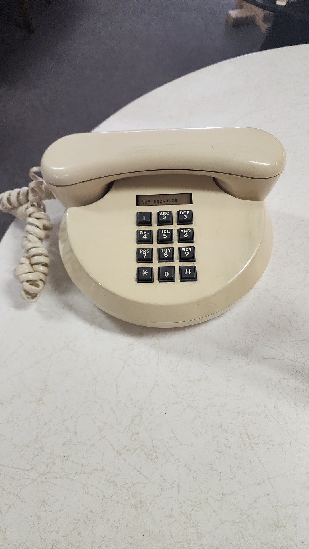Vintage Northern Telecom Round Desk Corded Phone - Etsy