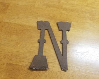 Metal Letter N - Etsy