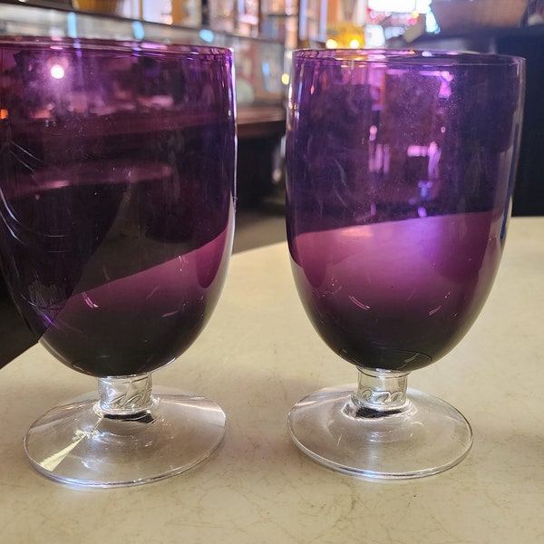 Purple Goblets - Etsy