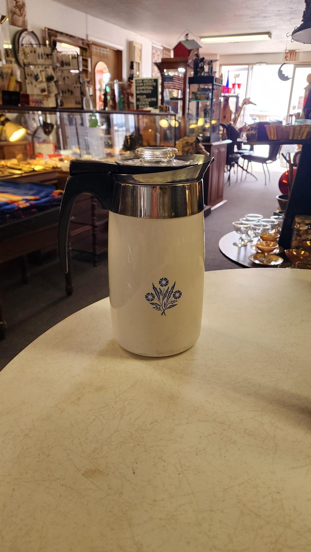 Vintage Corelle Coffee Pot Cornflower Blue - Etsy