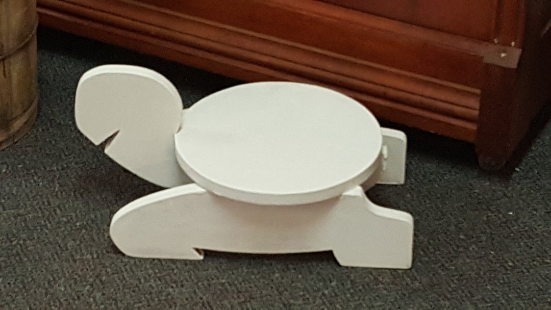 Awesome Wood Turtle Plant/vase Stand Chalk Painted Turtle - Etsy