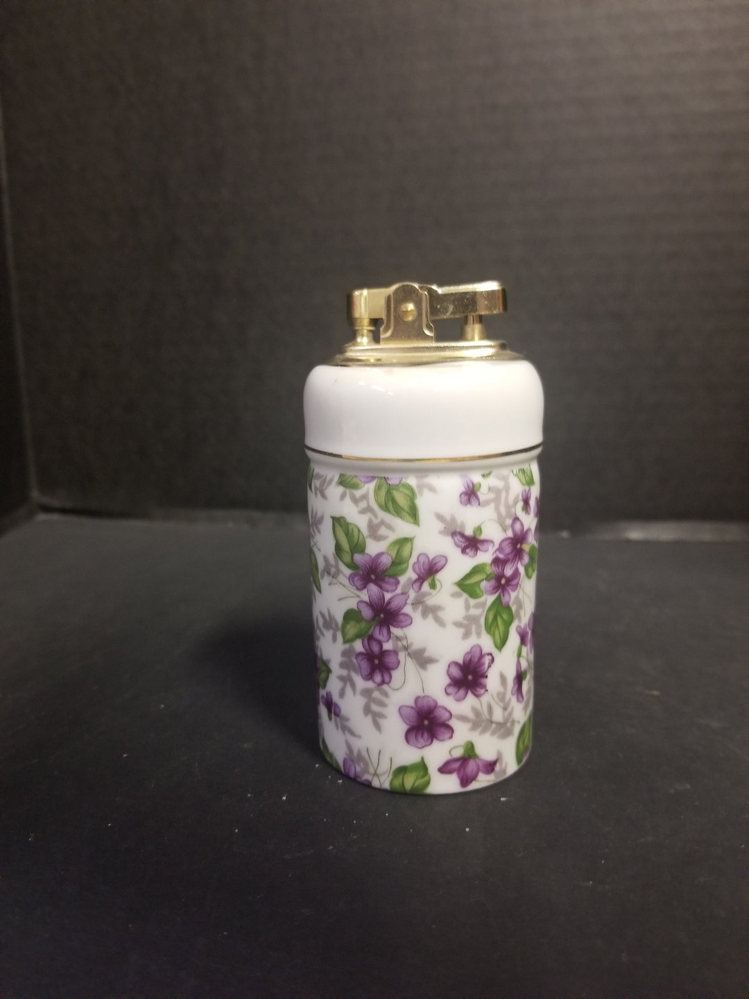 Ceramic Purple Japan Table Lighter, - Etsy