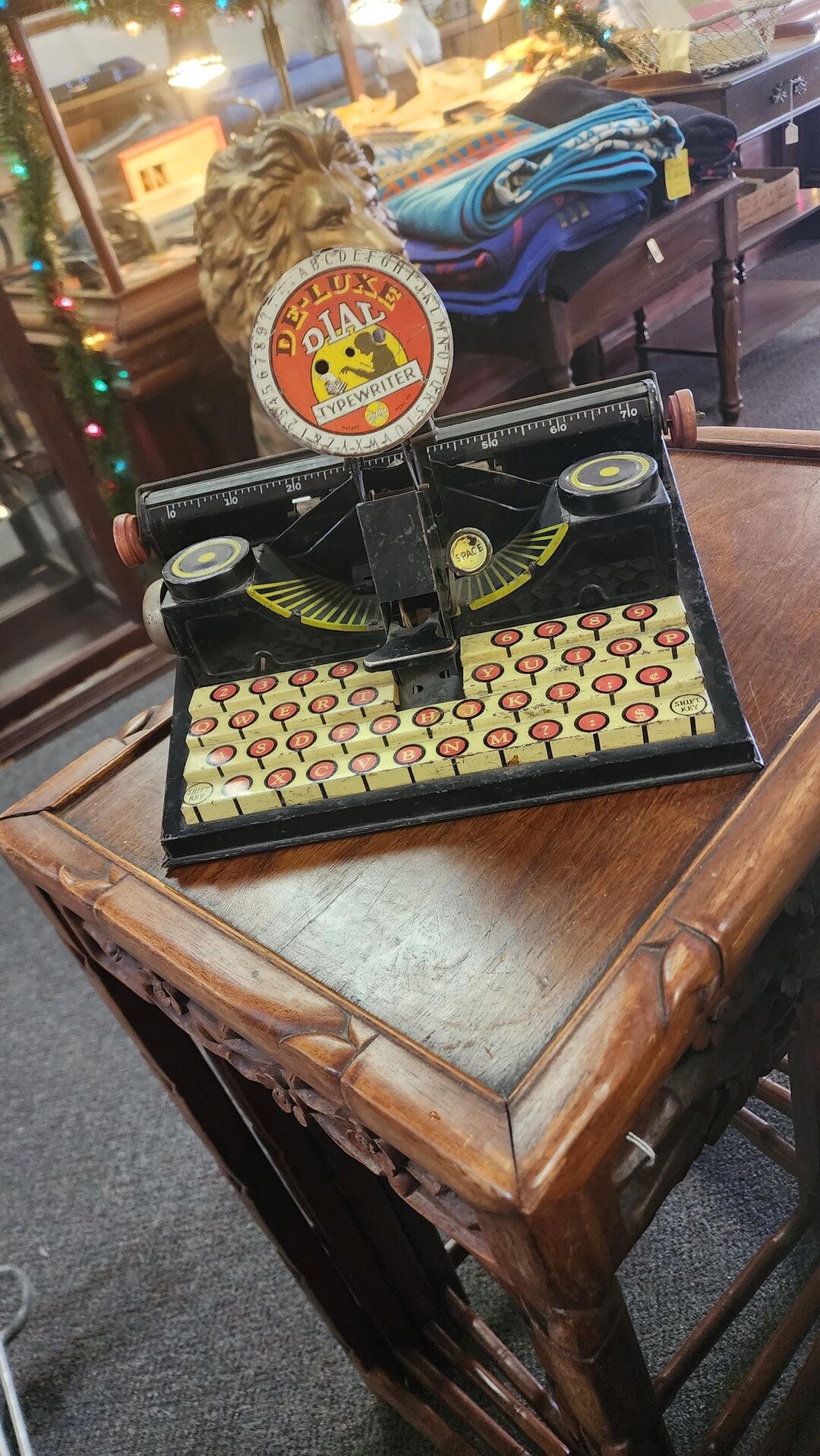 VTG Marx Toy Typewriter De-luxe Dial Tin 1930s-1940s Childrens - Etsy