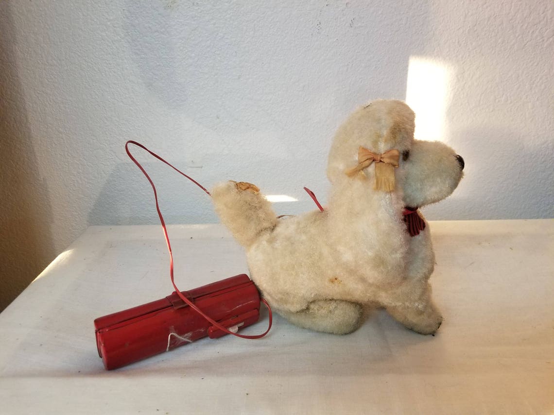 Vintage Toy Dog Battery Operated - Etsy