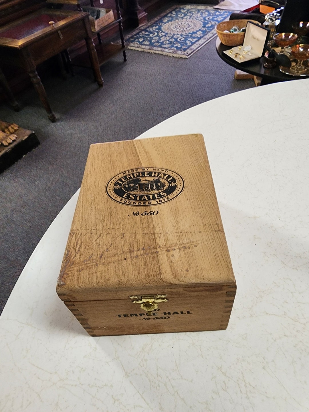 Vintage Temple Hall Cigar Box Cedar Lined. Nice! - Etsy