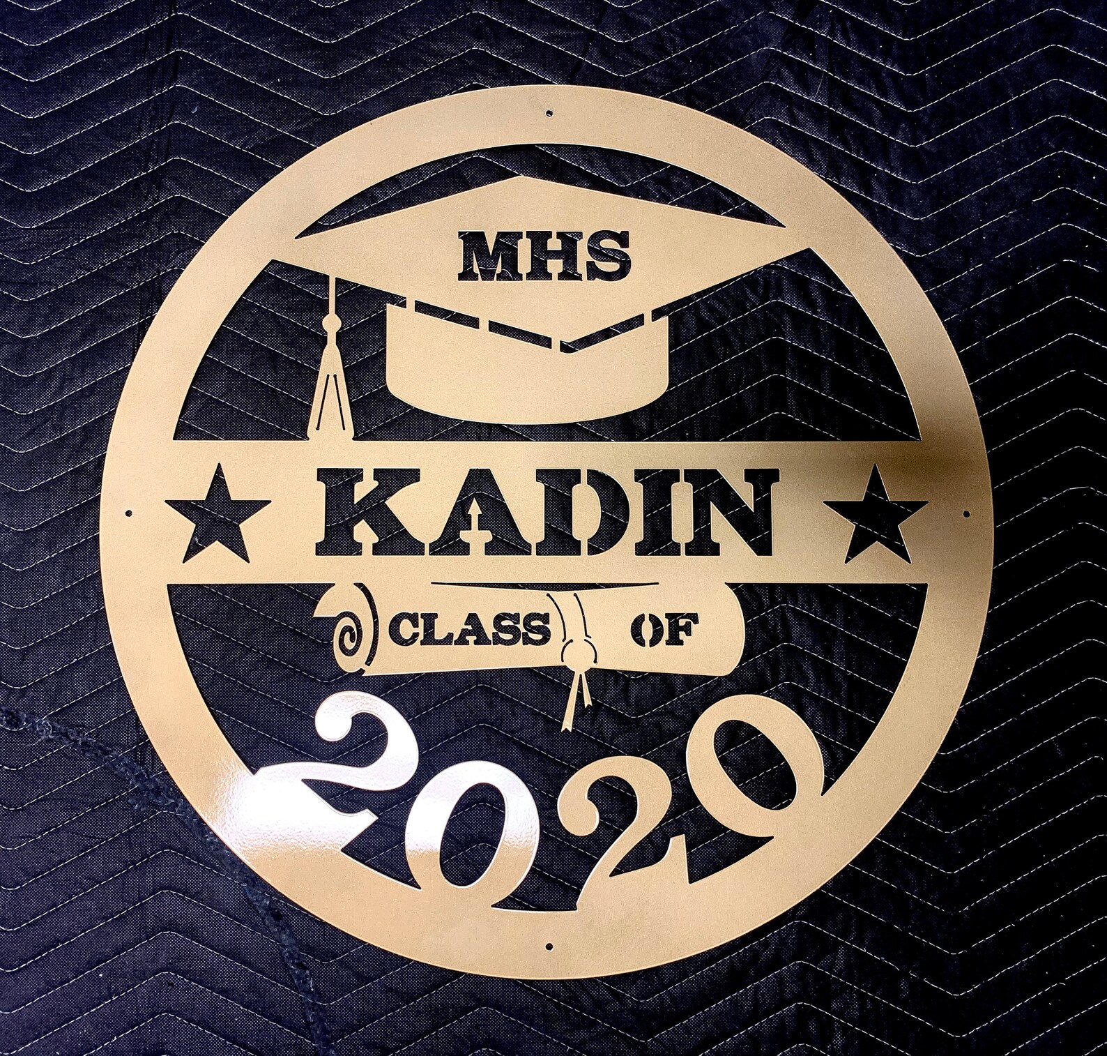 Graduation Sign or Plaque DXF Cut File for Plasma, Laser, or Engraving ...