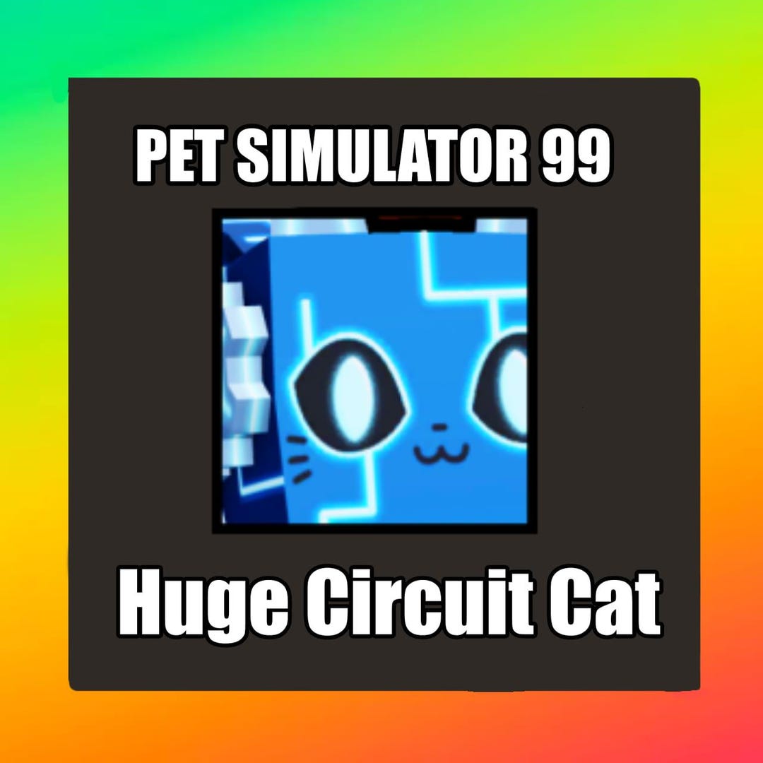 Ps99 | Pet Simulator 99 - Huge Circuit Cat - Etsy