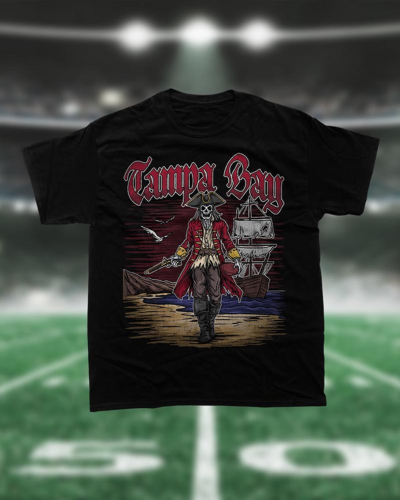 Tampa Bay Football Shirt, Buccaneers Bootleg Shirt, Retro Graphic Shirt ...