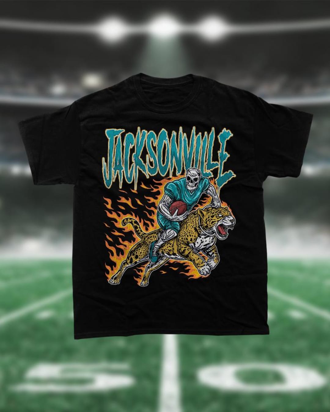 Jacksonville Football Shirt, Jaguars Bootleg Shirt, Retro Graphic Shirt ...