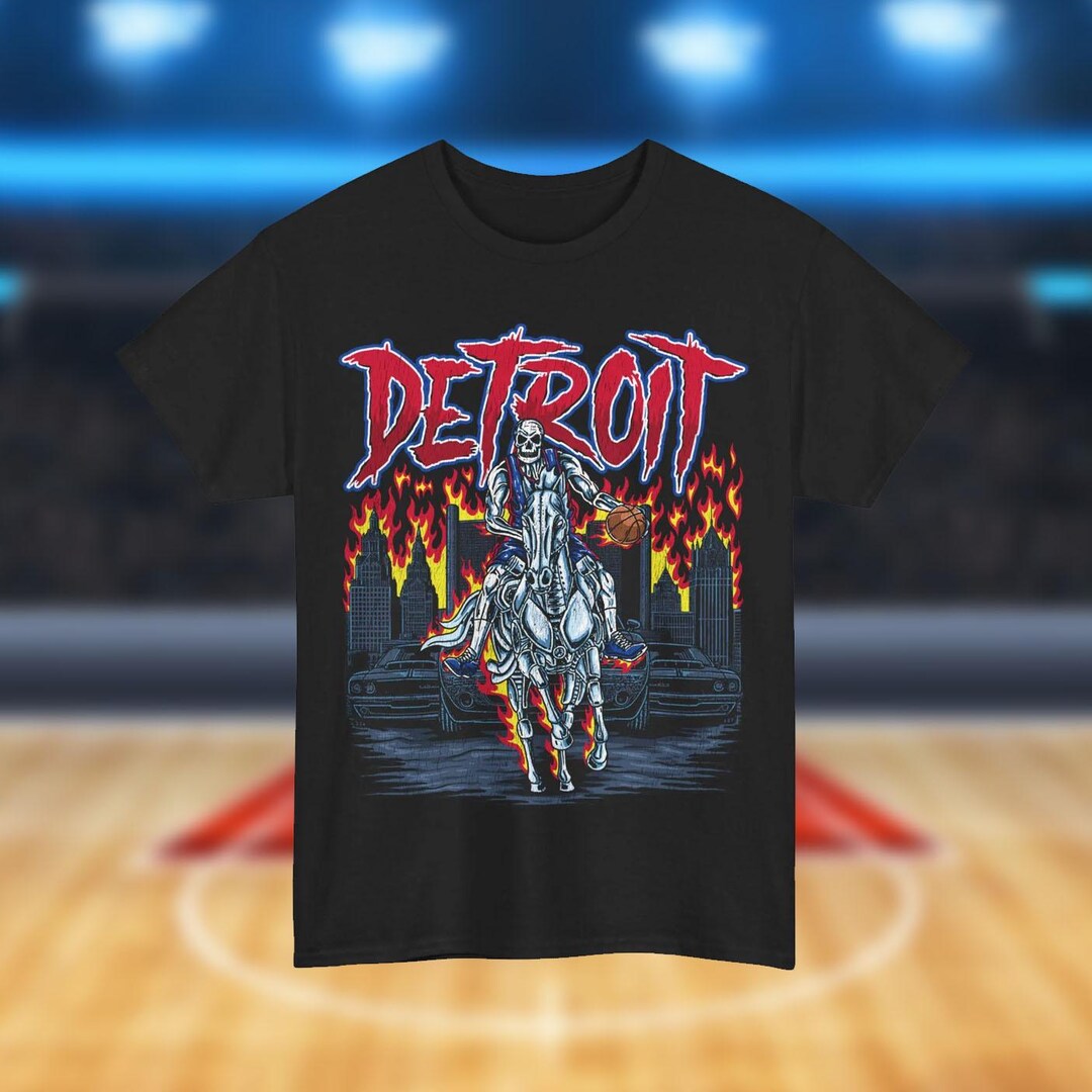 Detroit Basketball, Pistons, Basketball, Graphic Tees, Skeleton Shirt ...