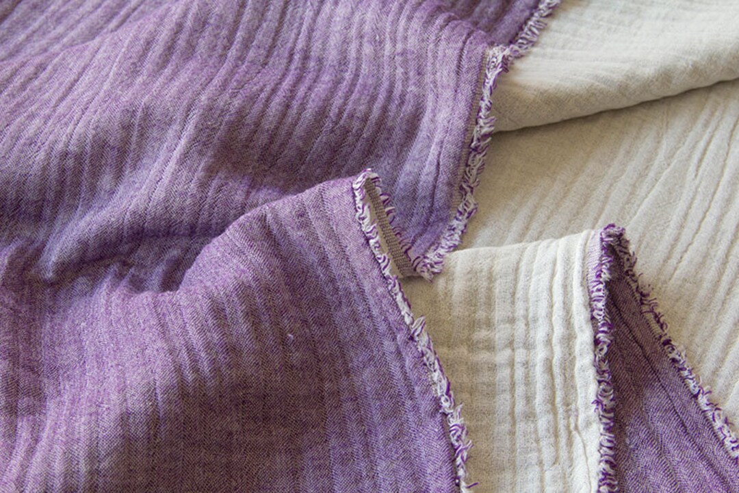Japanese Gauze Cotton Fabric Solid Soft Crinkly Gauze-50cm - Etsy