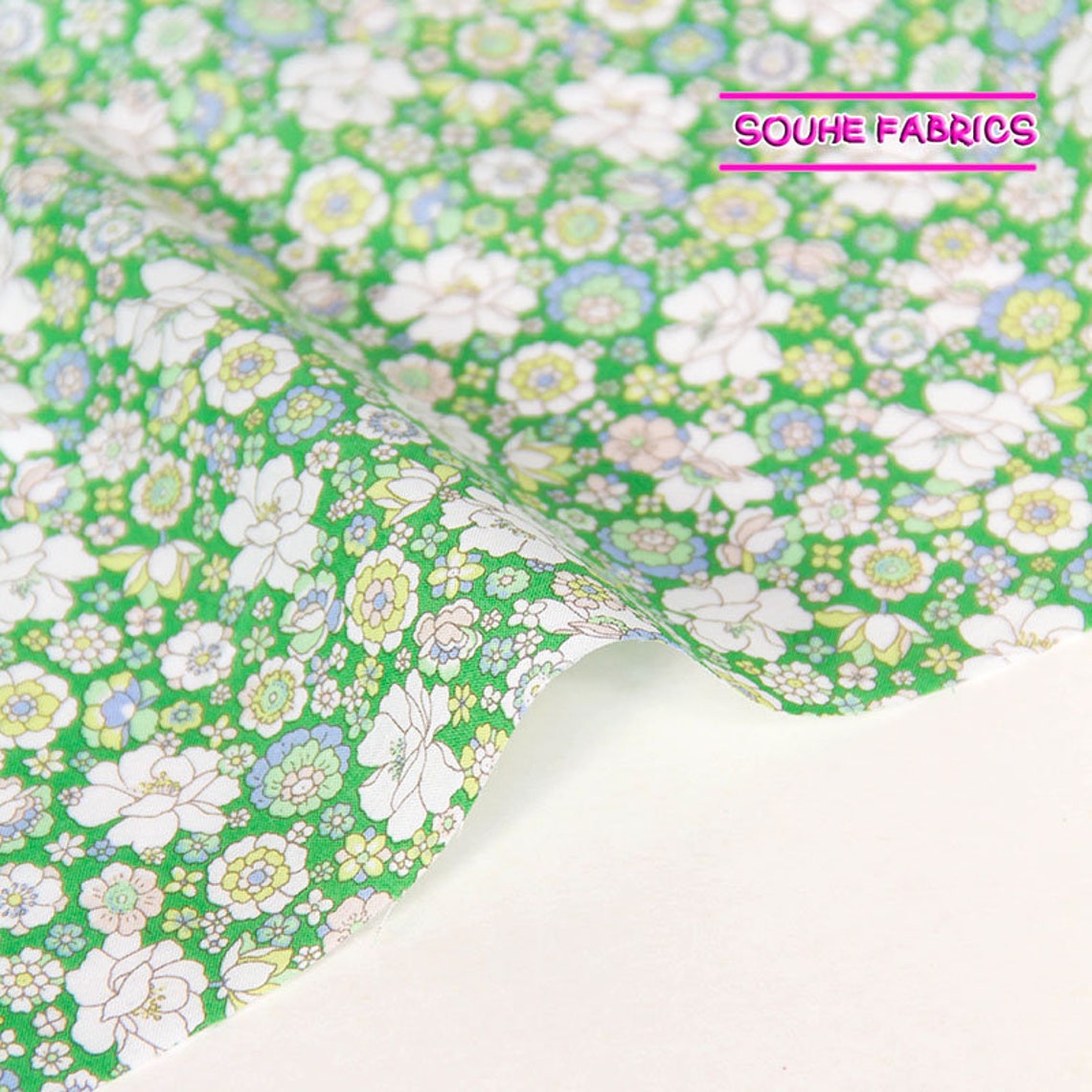 Japanese Kokka Lightweight Cotton Fabric Classic Flower-50cm | Etsy