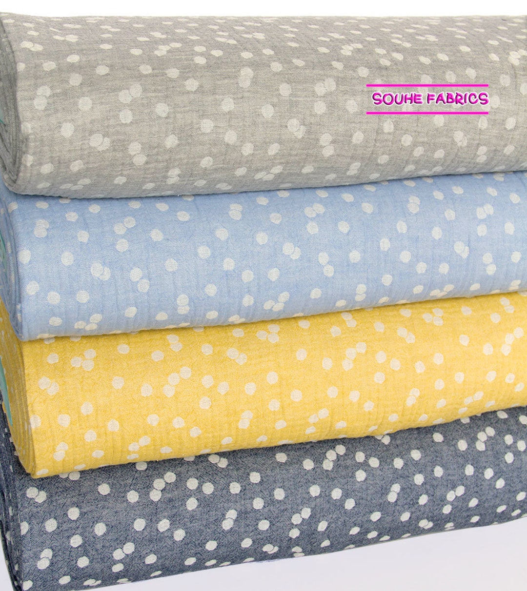 Japanese Gauze Cotton Fabric Solid Soft Crinkly Gauze-50cm - Etsy