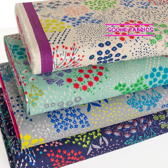 Japanese Cotton Linen Canvas Fabric Echino by Etsuko Furuya - Etsy