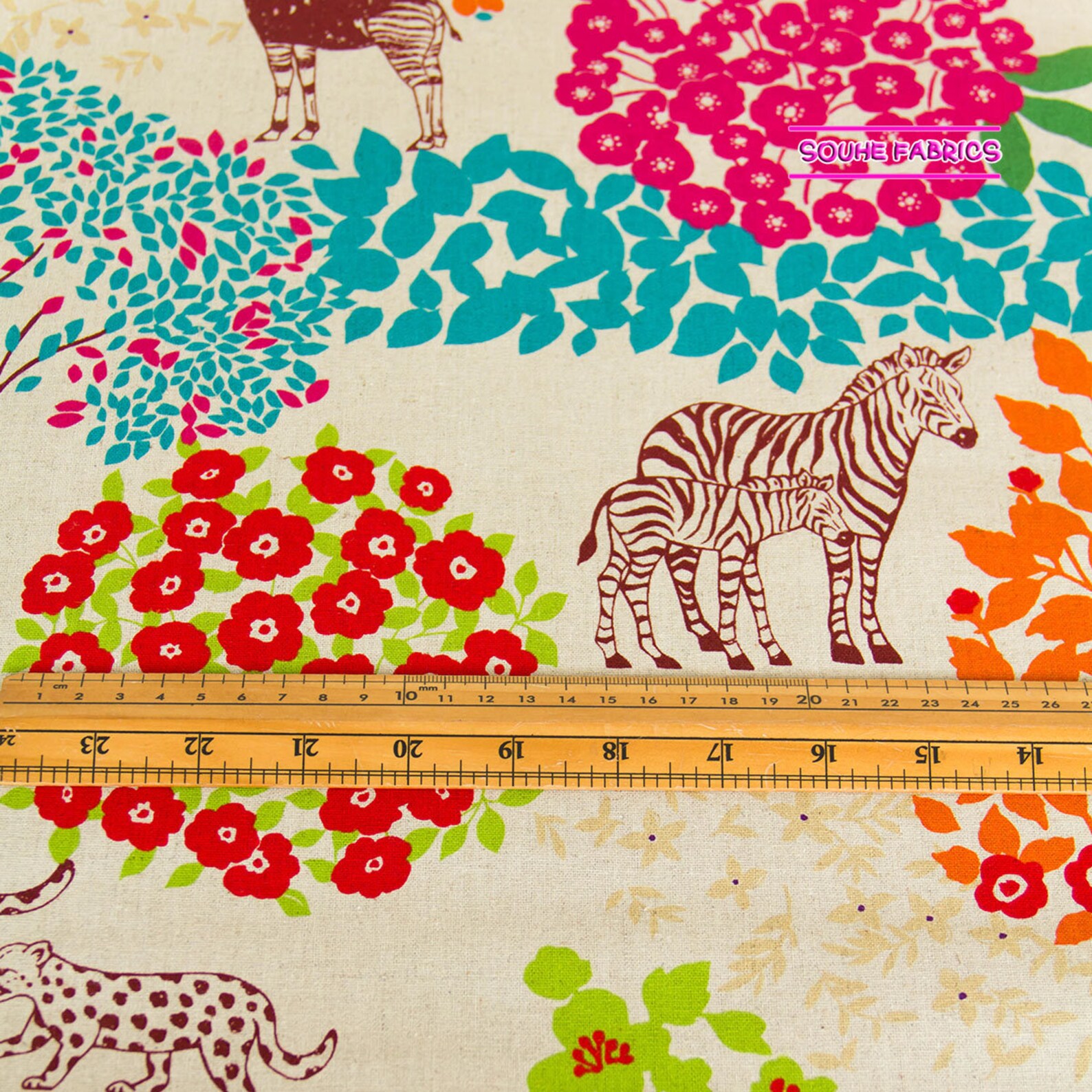 Japanese Cotton Linen Canvas Fabric Echino by Etsuko Furuya - Etsy