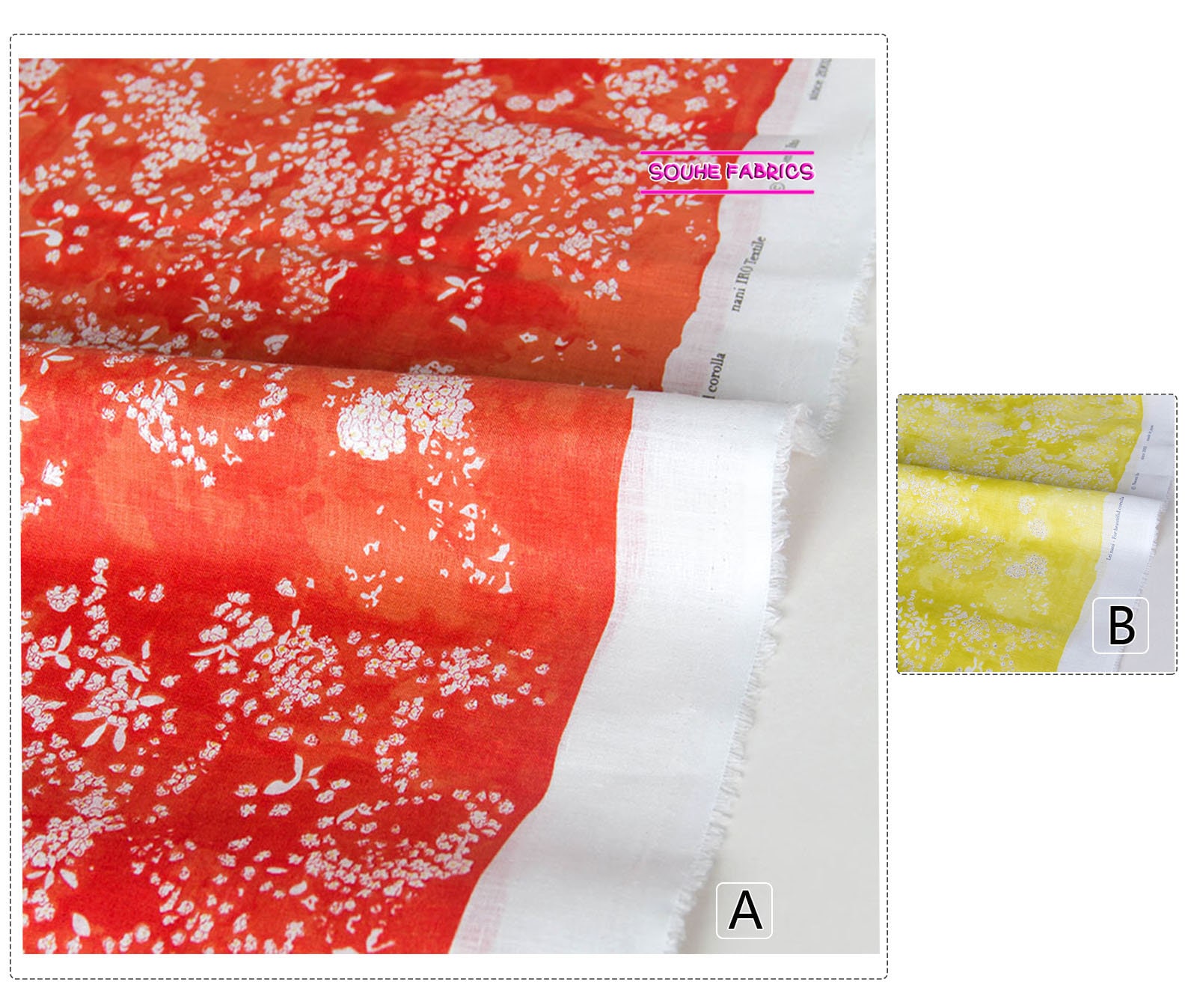 Nani IRO Japanese Linen Fabric Lei Nani -50CM - Etsy