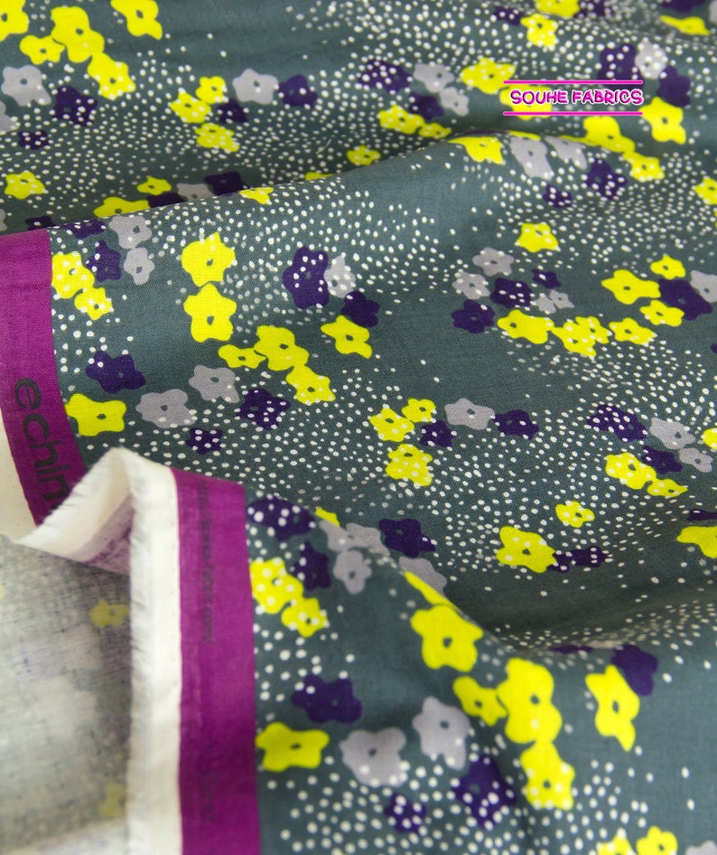 Japanese Double Gauze Cotton Fabric Echino by Etsuko Furuya - Etsy