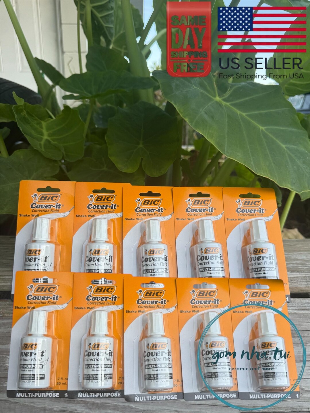 BIC White Out Correction Fluid - 10 Pack (0.7 Fl Oz) - Etsy