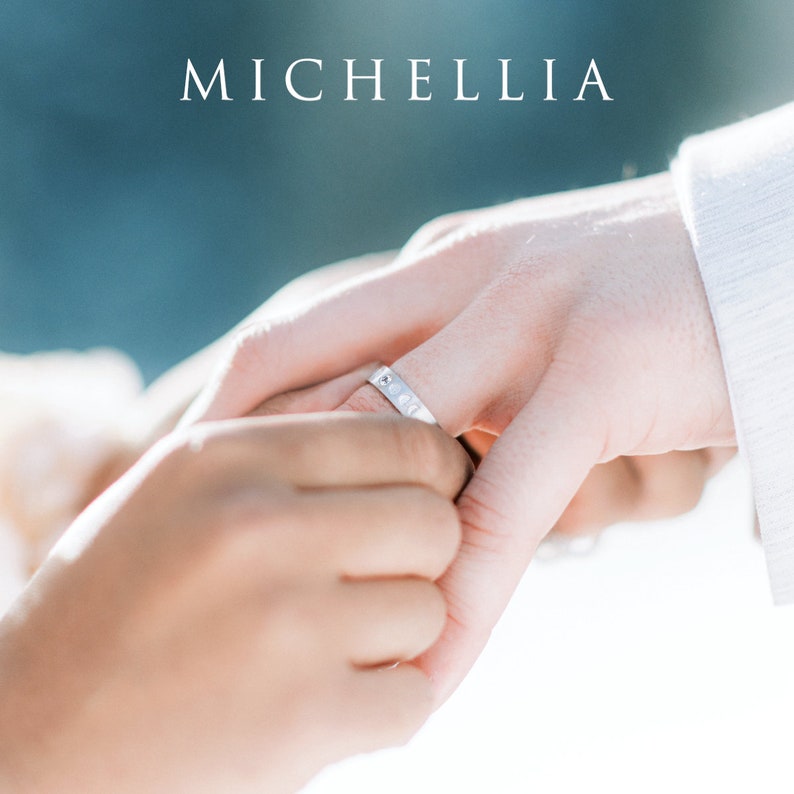 Lucian Men's Moon Phase Wedding Band Moon Band Celestial - Etsy