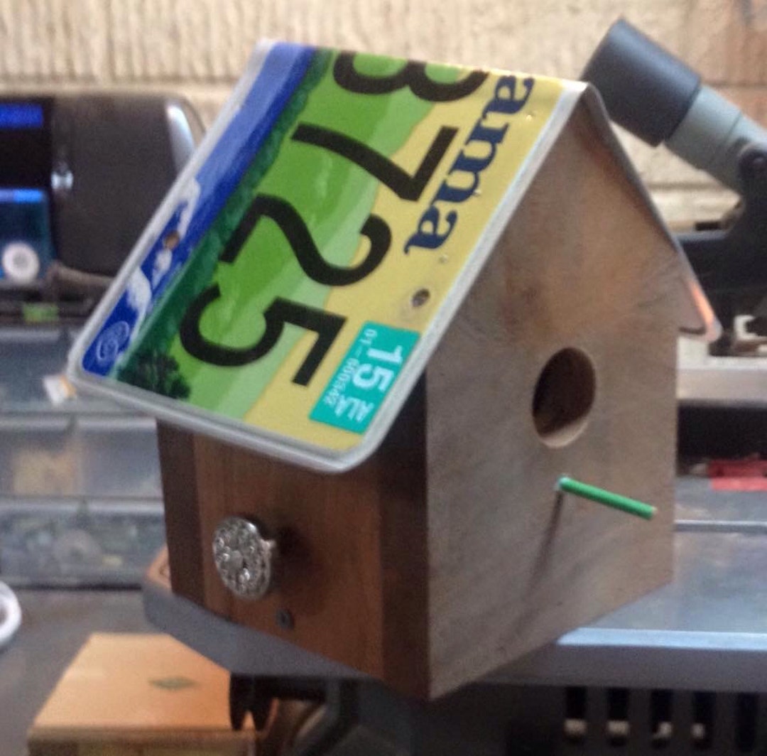 Outdoor Homemade Birdhouse for Sparrows and Bluebirds - Etsy