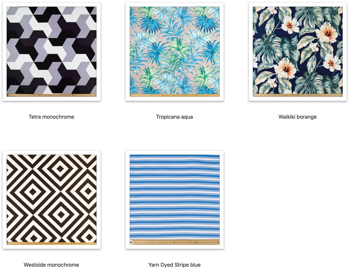 LARGE (60x60cm) OUTDOOR PILLOW; Outdoor Fabric; Waterproof; Sunproof ...